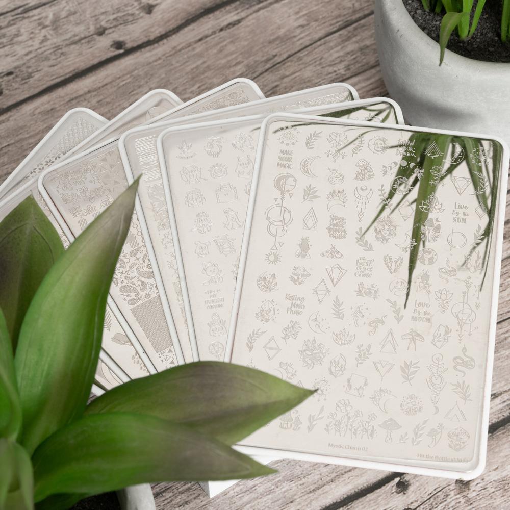 Stamping Plates – Hit the Bottle polishes