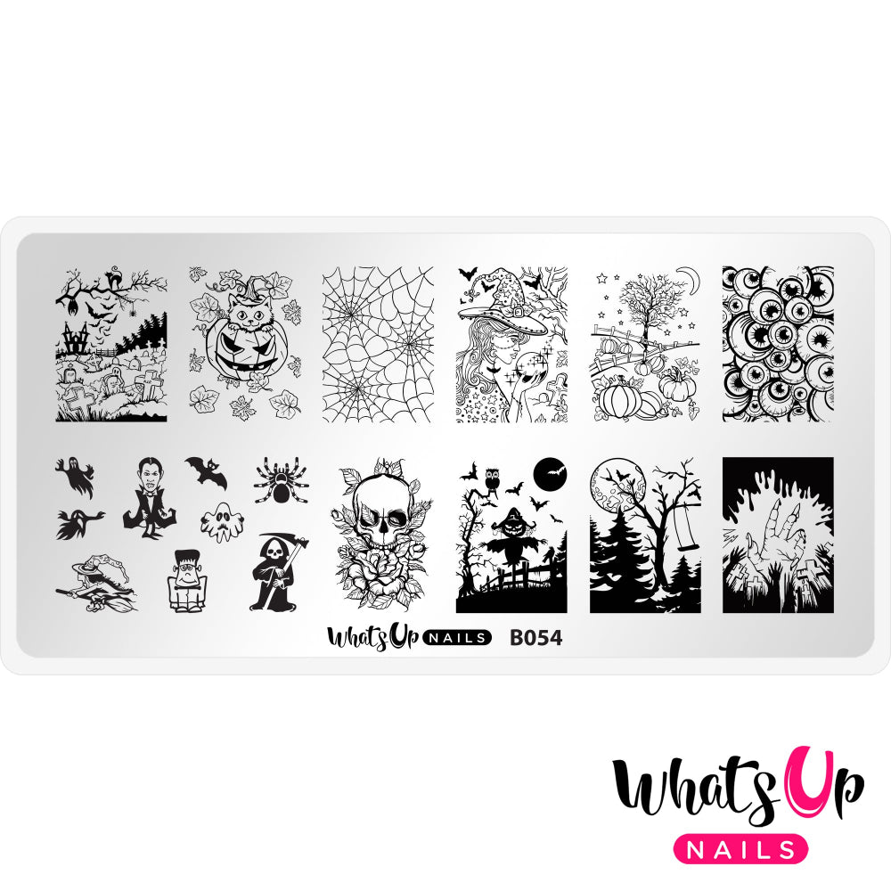 Whats Up Nails - B054 Haul 'r Win stamping plate – Hit the Bottle polishes
